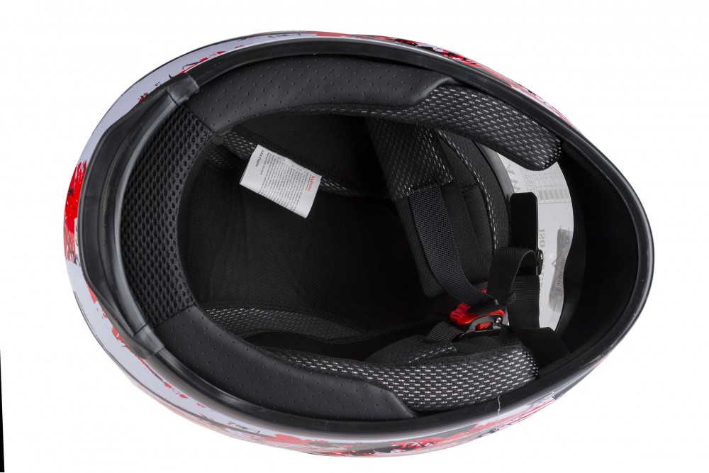 Kask moto. AWINA TN-0700B-B2 /integralny/ biało-czerwony L