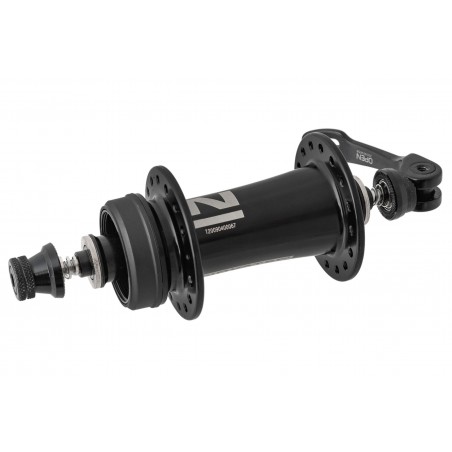 Piasta przednia alu. 32H, Tarcza Center lock, QR, czarna /Novatec 7...