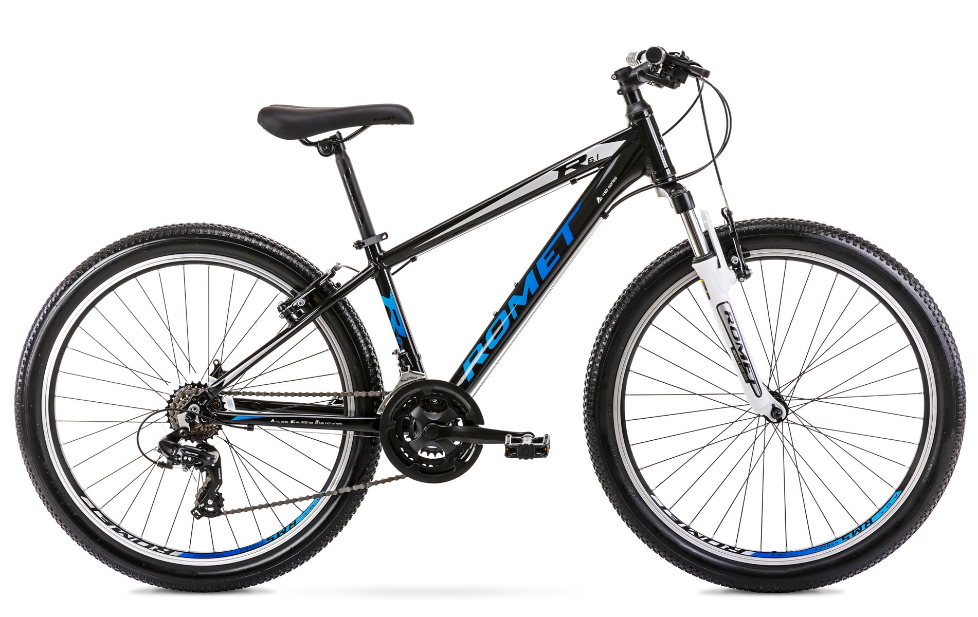 Rower 26 ROMET RAMBLER R6.1 czarno-niebieski 19"