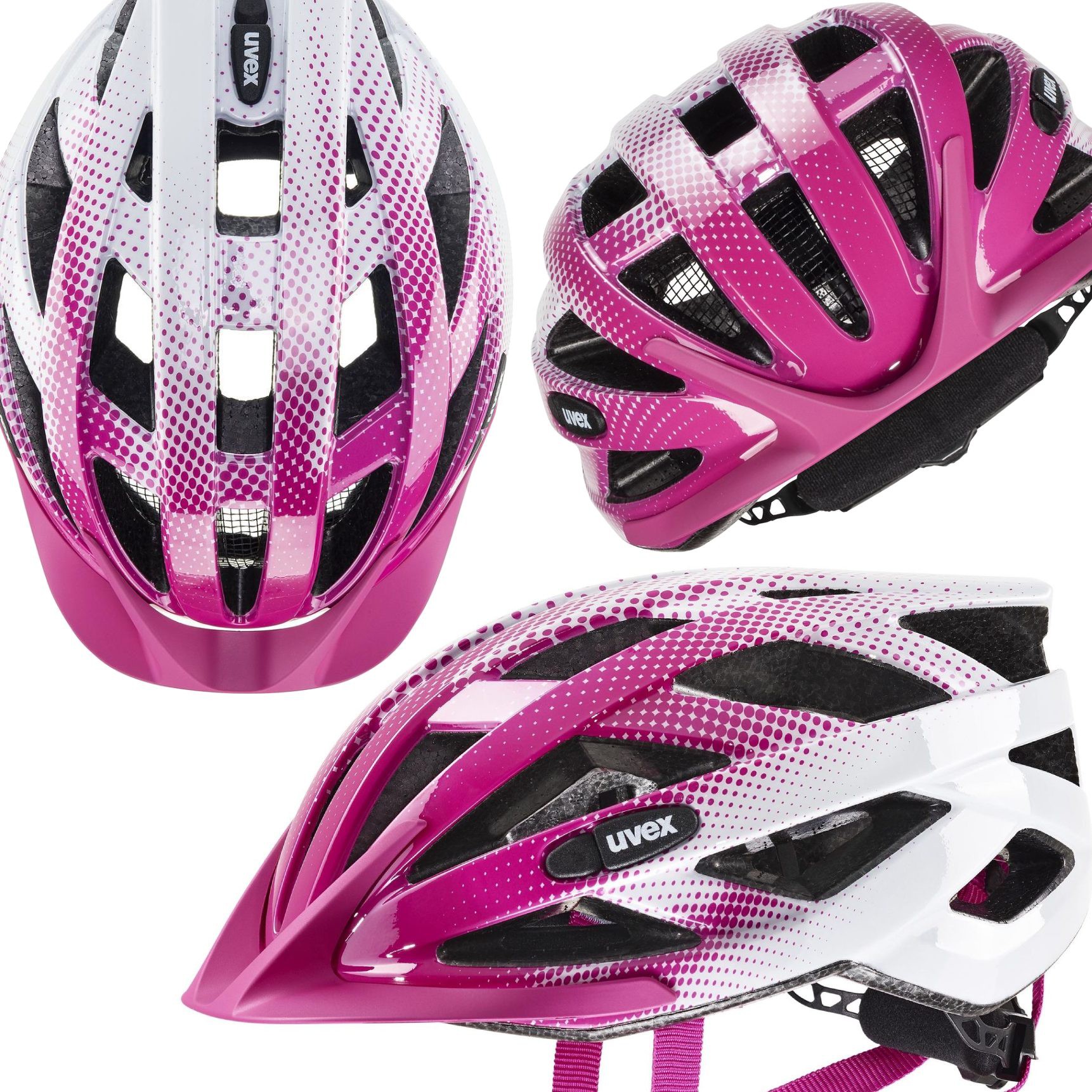 Kask rowerowy Uvex air wing różowy, L
