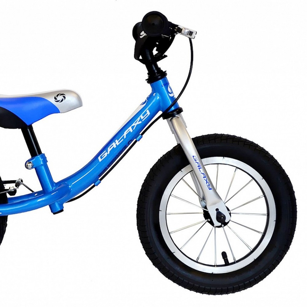 Rower biegowy RUNNING BIKE Kosmik 12", srebrno-niebieski