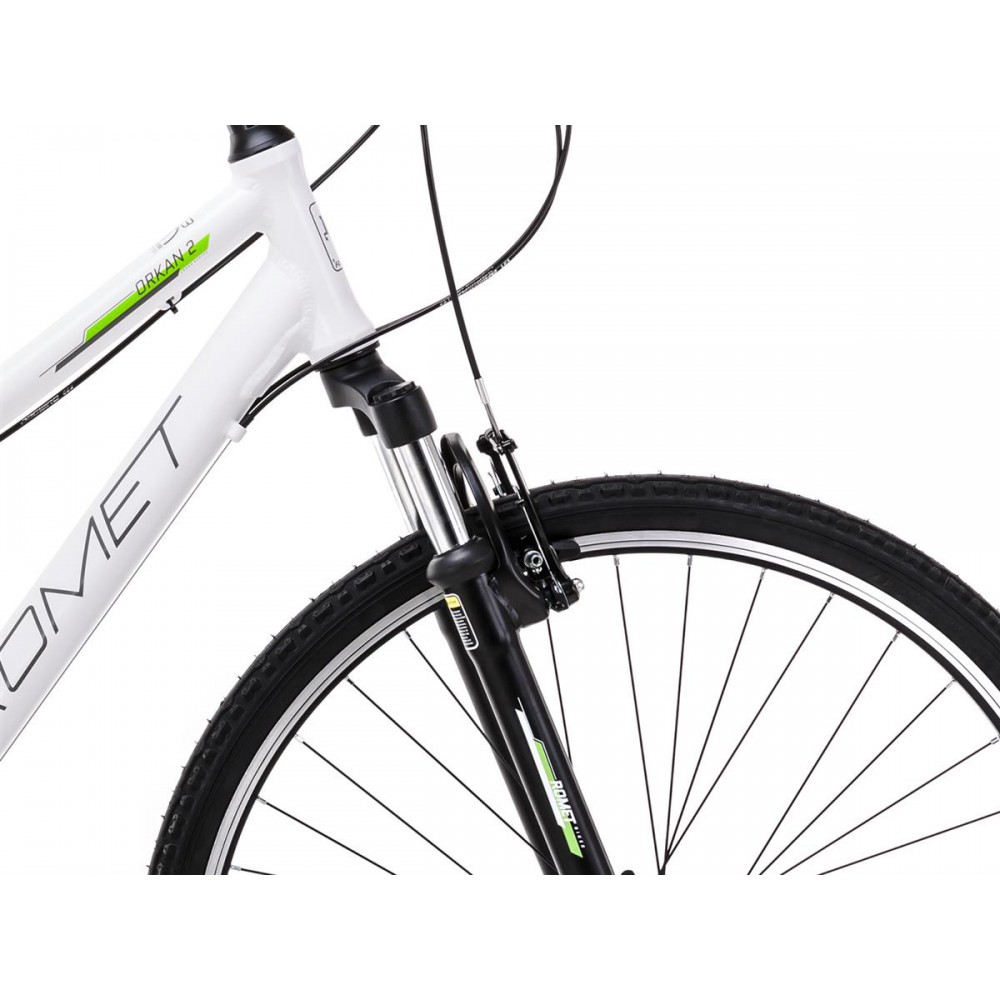 Rower 2328607B - 19 L Rower ROMET Orkan 2 D bialo-zielony - Rowery...