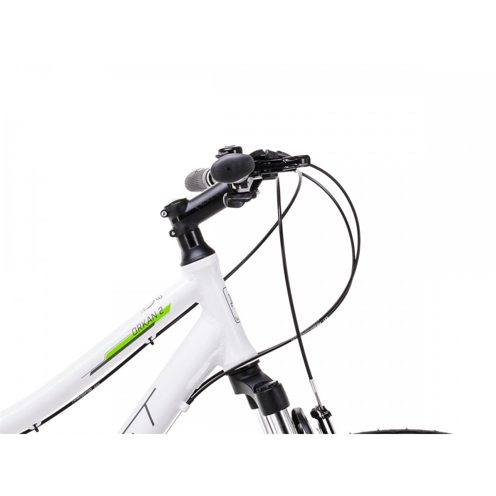 Rower 2328607B - 19 L Rower ROMET Orkan 2 D bialo-zielony - Rowery...