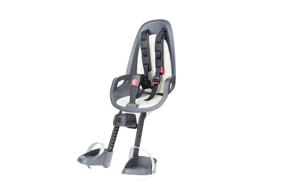 Fotelik rowerowy HAMAX CARESS OBSERVER szaro-ciemnoszary, jasny pop...