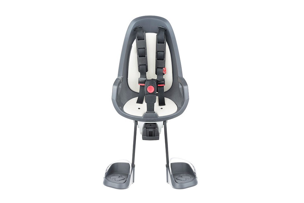 Fotelik rowerowy HAMAX CARESS OBSERVER szaro-ciemnoszary, jasny pop...