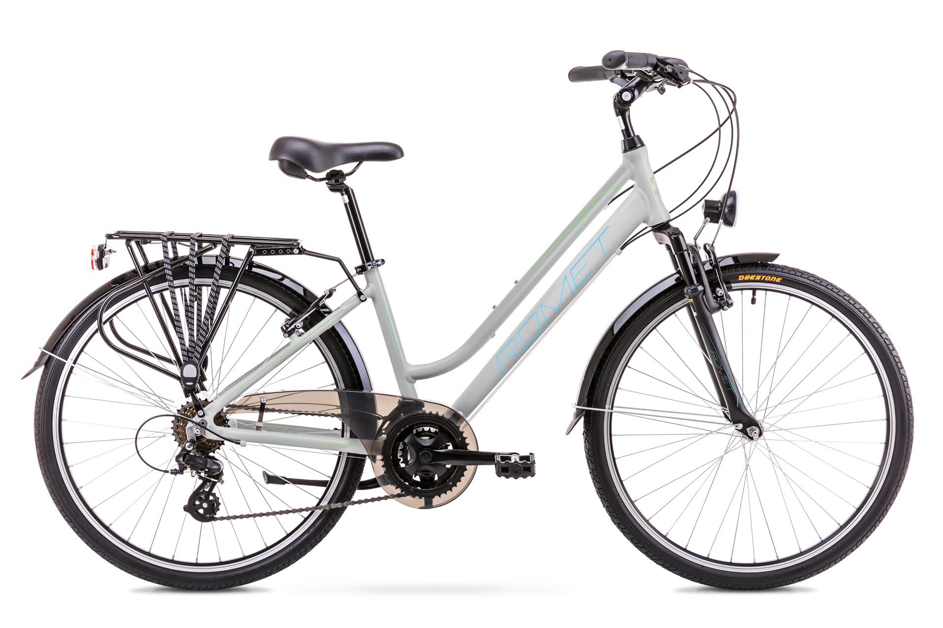 Rower 26 ROMET GAZELA 1 szary 15" - Rowery trekkingowe - MiastoRowe...