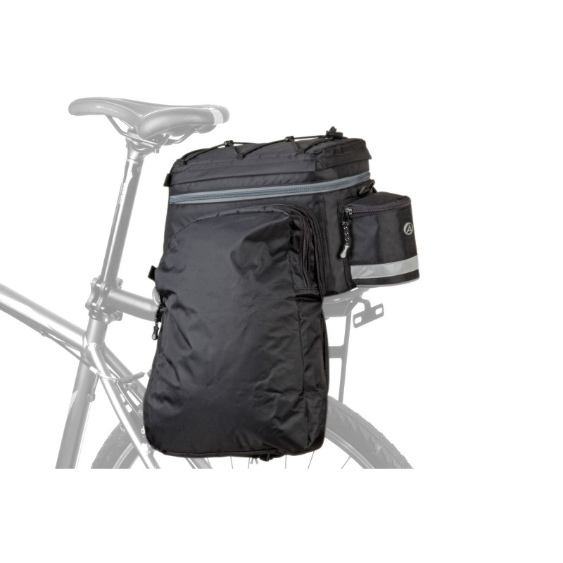 Sakwa na bagażnik AUTHOR A-N441 X9 czarna - Sakwy - MiastoRowerow.pl