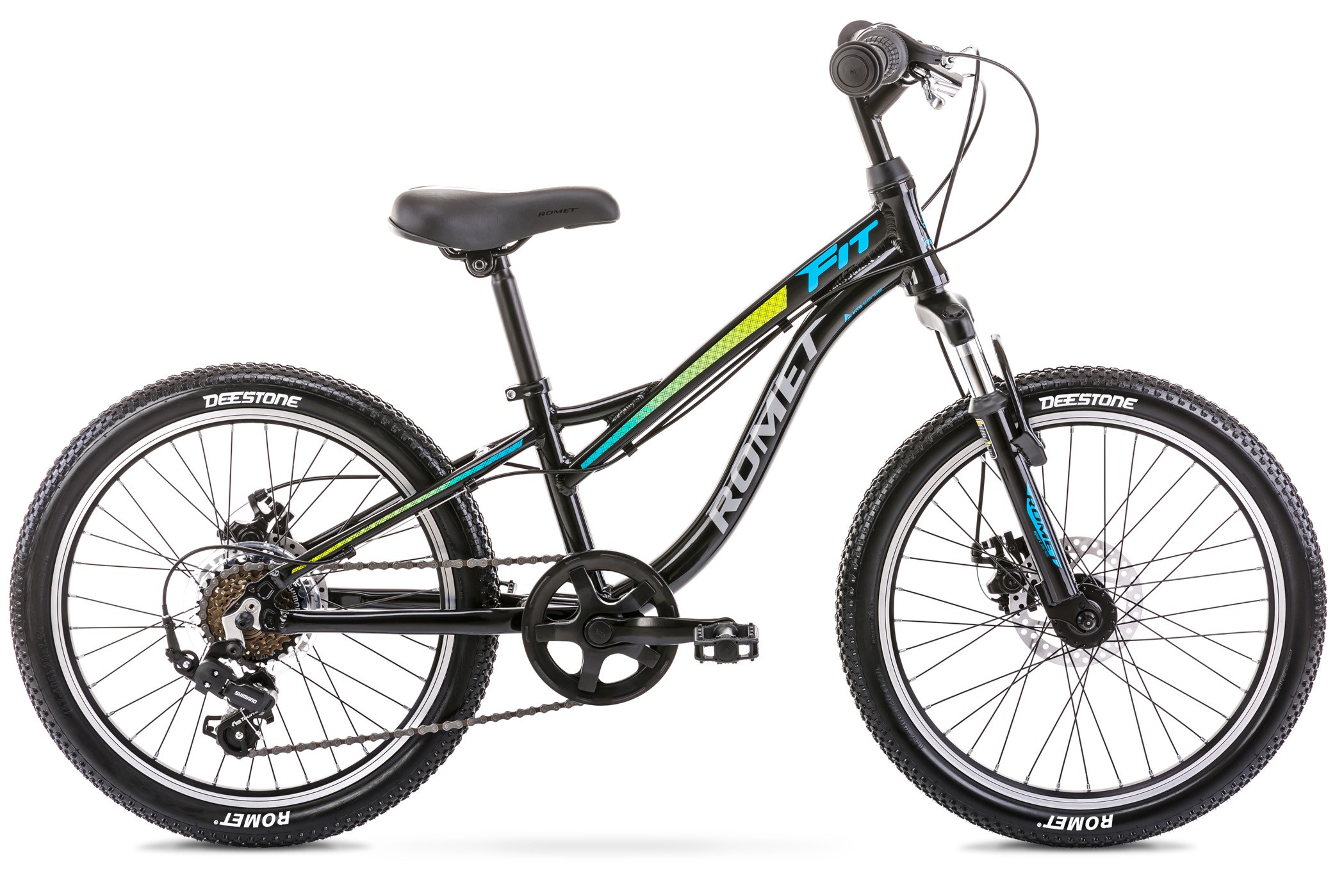 Rower 20 ROMET RAMBLER FIT czarny - Rowery dziecięce - MiastoRowero...